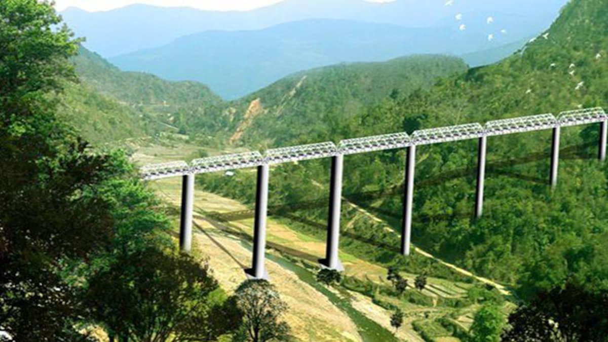 Indian Railways builds world's highest bridge pier in Manipur as part ...